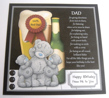 Tatty Teddy Best DAD Birthday - Photo by Margaret Scott