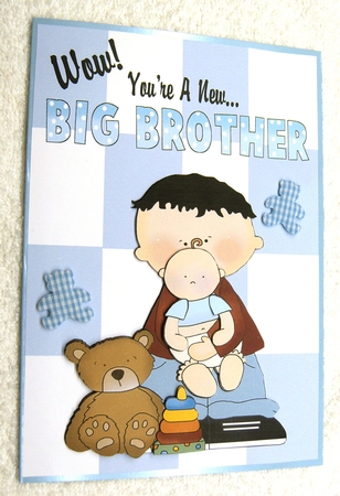 Wow! You're a New - Big Brother Congratulations Card - CUP71434_614 ...