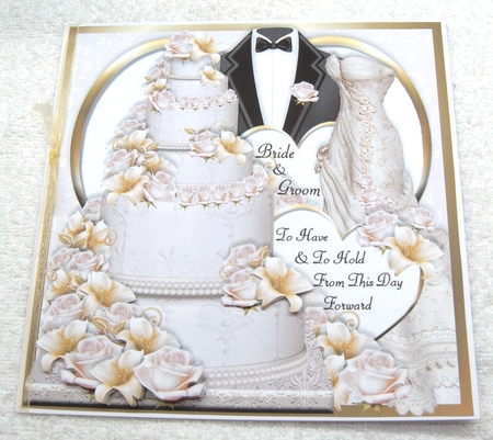 The Wedding Cake - Square Topper - CUP720581_1072 | Craftsuprint
