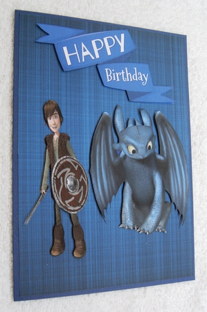 How to Train Your Dragon Birthday Card - CUP814603_83674 | Craftsuprint