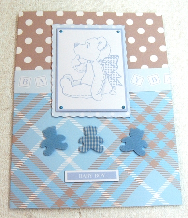 50% sale Blue Teddy Bear Digital papers,Bear Digital papers,Baby Boy ...