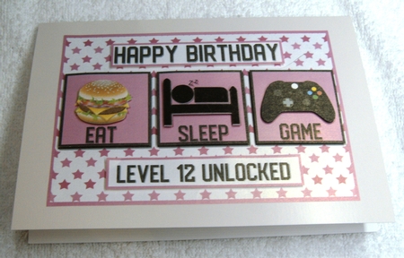 7x5 EAT SLEEP GAME - GAMER MINI KIT IN PINK - CUP874899_57683 ...