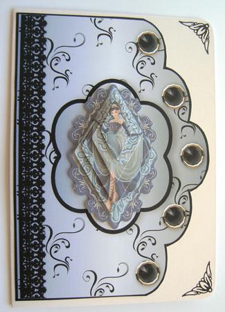 Scallop Swirls 'n Lace Card Bases- Bronze and Silver - CUP208440_168 ...