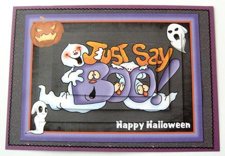 Just Say Boo! - CUP262991_819 | Craftsuprint