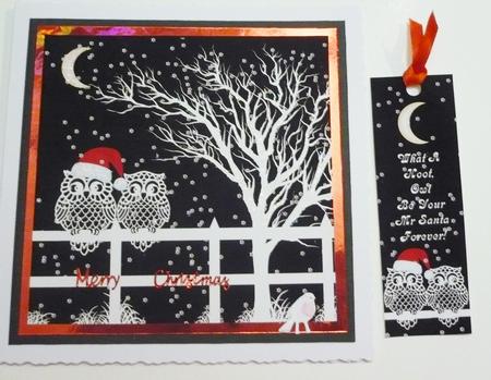 What a Hoot Owl (mr) Card Topper & Bookmark - CUP488560_604 | Craftsuprint