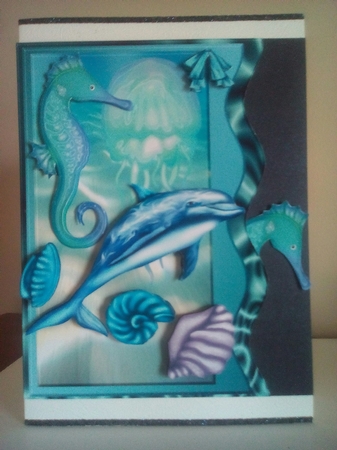 Wave Card Aquatic 2 - CUP532084_936 | Craftsuprint