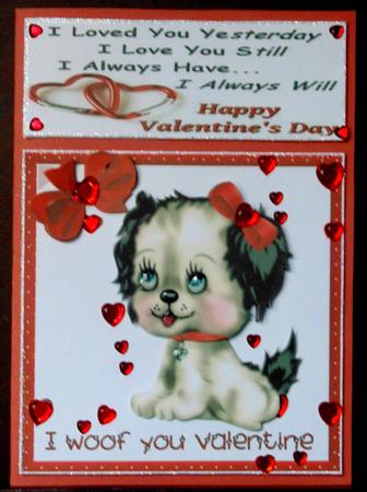 I Woof You Valentine - CUP660381_1209 | Craftsuprint