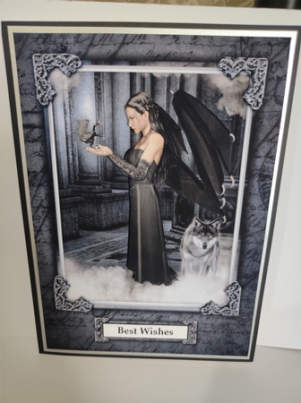 2 Dark Fantasy/gothic Card Fronts - Photo by marie