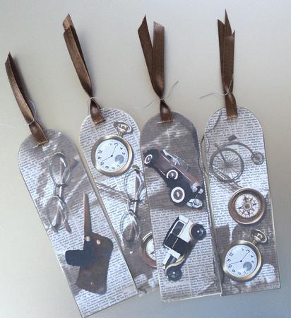 Male Vintage Bookmarks - CUP120515_351 | Craftsuprint
