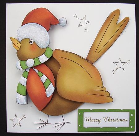 Christmas Robin - CUP15528_8 | Craftsuprint