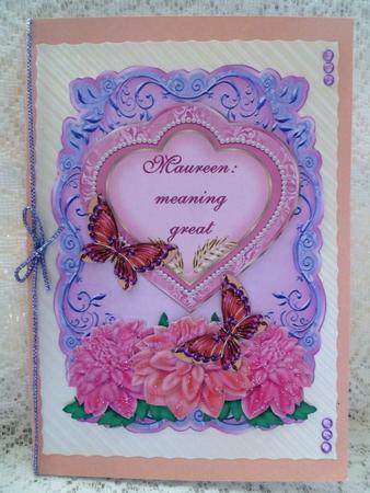Name & Meaning Card - Maureen - CUP424855_66 | Craftsuprint