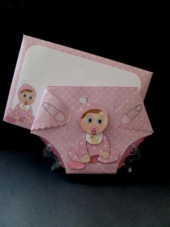 Baby Girl Nappy Card Kit - CUP536432_174 | Craftsuprint