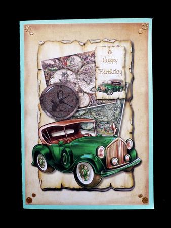 Male Card Vintage Car 2 - CUP612672_936 | Craftsuprint