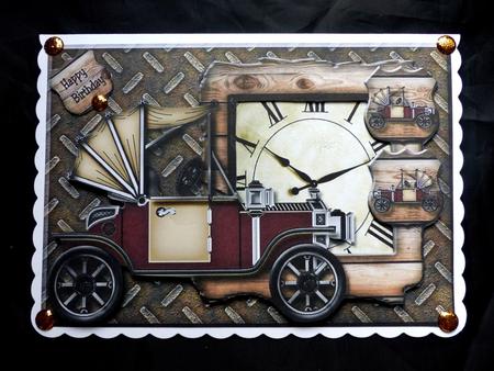 Mini Kit Male Card Rustic Metal Frame - CUP628895_936 | Craftsuprint