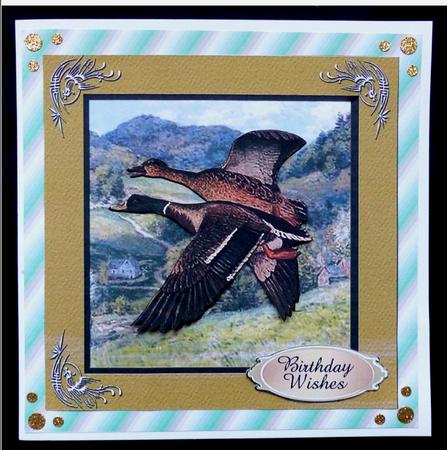 2 Wild Ducks - Card Front - CUP645614_2120 | Craftsuprint