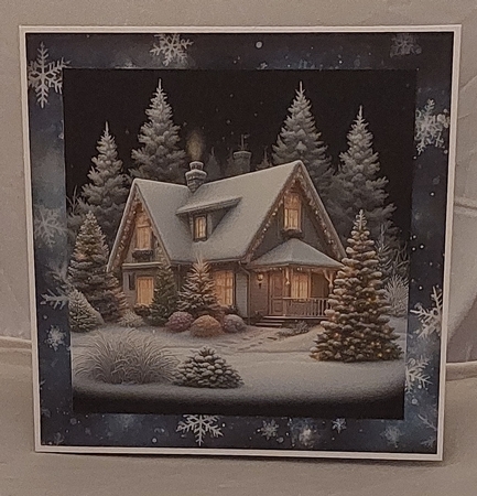 Christmas Cottage Scenes 1 - Photo by Marion Harding Crafts