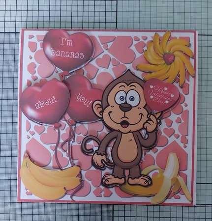 BANANAS ABOUT YOU - VALENTINES MINI KIT - CUP856283_57683 | Craftsuprint
