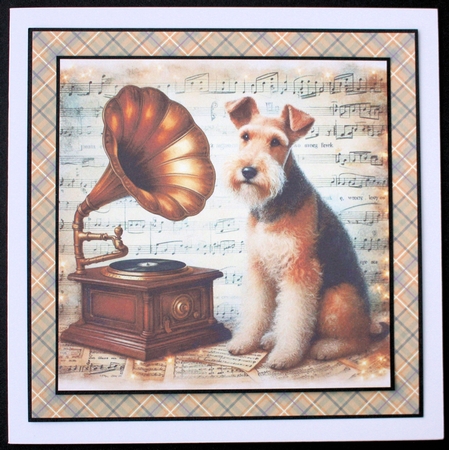 Gramophone Dog - Photo by Marion Kimberley-Scott - The Crafty Piper