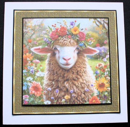 Floral Sheep - Photo by Marion Kimberley-Scott - The Crafty Piper
