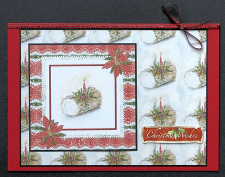 YULE LOG - Christmas Background Paper With Commercial Use - Photo by ...