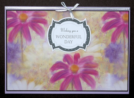 SUMMER FLOWERS: A4 Floral Background/Backing Paper Pattern With ...