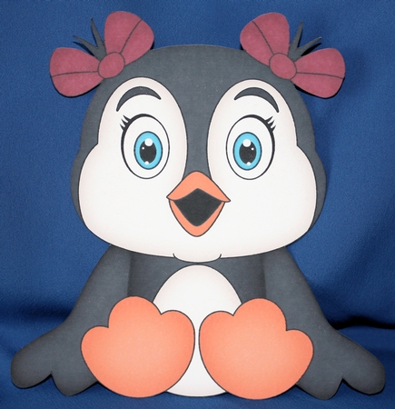 3D Shaped Card Kit - Cute Little Pippa Penguin - CUP893635_359 ...