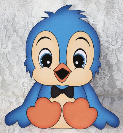 3D Shaped Card Kit - Cute Little Bloo Bird - Photo by Marion Kimberley ...