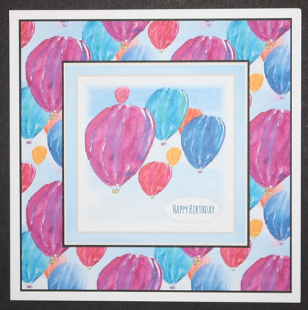 HOT AIR BALLOONS:A4 Background/Backing Paper, With Commercial Use ...