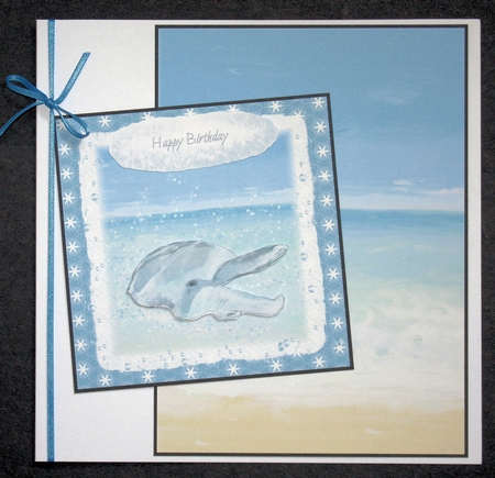 SEA/OCEAN BACKGROUND/ BACKING PAPER: A4 with Commercial Use - CUP961420 ...