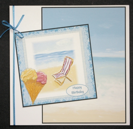 SEA/OCEAN BACKGROUND/ BACKING PAPER: A4 with Commercial Use - CUP961420 ...