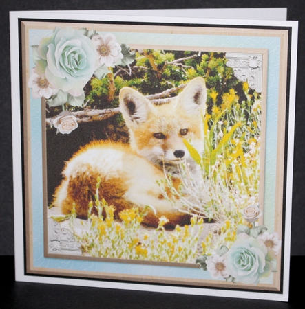 Cute fox card mini kit & decoupage - Photo by Marion Kimberley-Scott ...