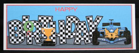 Formula 1 Birthday Large Dl - CUP574396_750 | Craftsuprint