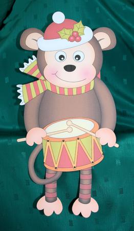 3D on the Shelf Card Kit - Little Christmas Drummer Monkey - CUP632658 ...