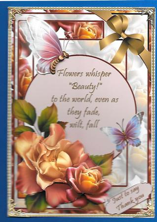 Flowers Whisper Beauty - CUP611023_653 | Craftsuprint