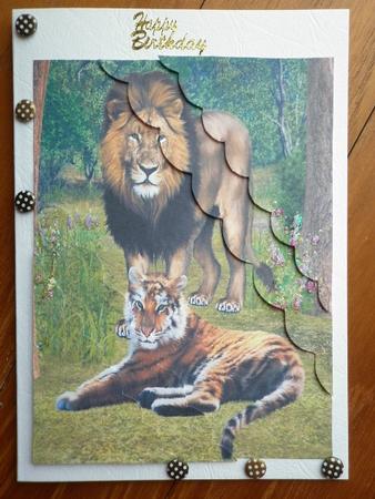 Lion & Tiger Deckle Edge Side Stacker - Photo by Marion West