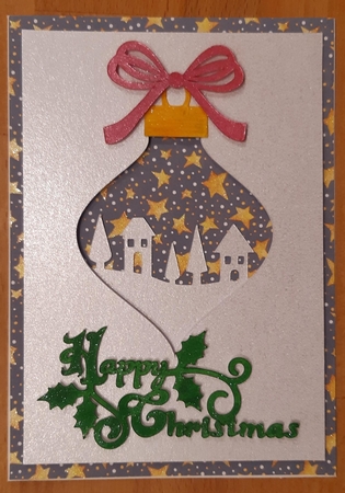 Layered Bauble Card - CUP1073823_40382 | Craftsuprint