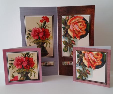 Orange Rose & Vase Topper Sheet - CUP527929_37 | Craftsuprint