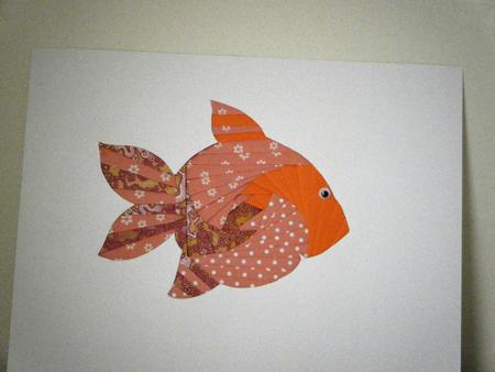 Fish Iris Folding Pattern - CUP51987_601 | Craftsuprint