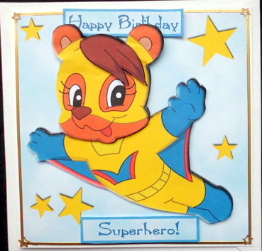 Superhero Birthday or Get Well Card - CUP590344_601 | Craftsuprint