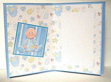 A Baby Boy! Card Insert - CUP114202_576 | Craftsuprint