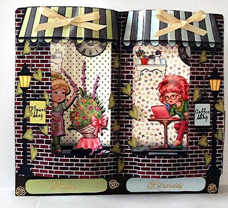 Double Window Card Mini Kit- the Florist & Coffee Shop - CUP428279_958 ...