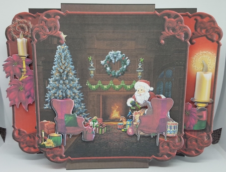 Santa's Visit Pop Out Cart Kit - CUP638143_866 | Craftsuprint