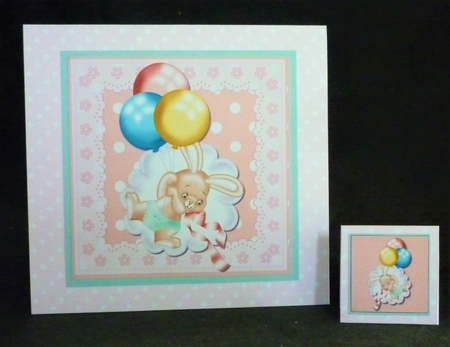 Exploding Card - Flying Bunny - Photo by Michelle Chivers