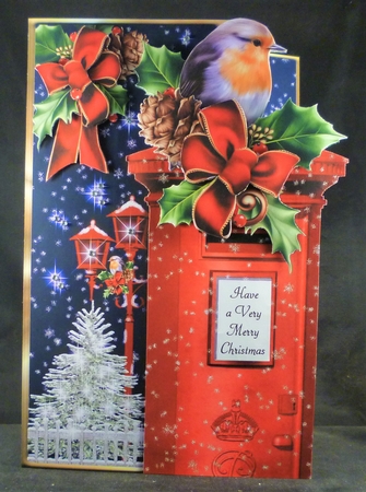 Wait a Minute Mr Postman - Christmas Robin - CUP724701_1072 | Craftsuprint