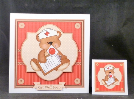 Get Well Bear Kit - CUP764116_1571 | Craftsuprint