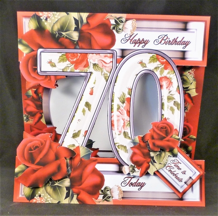Special Ages Floral - 70 Today - CUP785312_1072 | Craftsuprint