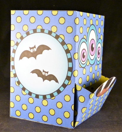 3D Fun Halloween Dispenser Box Mini Kit - Scary Monster Shadow ...