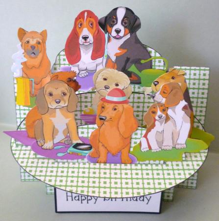 Dog Fun 3D Shelf Card Kit - CUP205158_66 | Craftsuprint