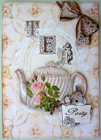 Tea Party Collage - CUP216128_503 | Craftsuprint