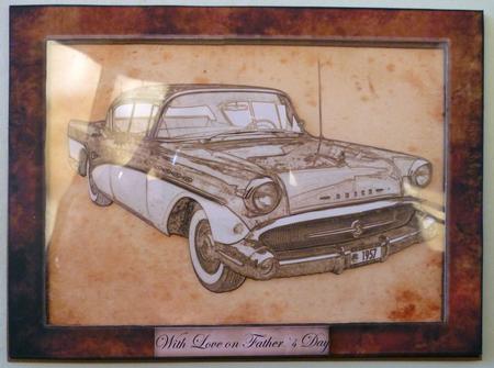 Classic Cars in Frame A4 Set - CUP342813_601 | Craftsuprint